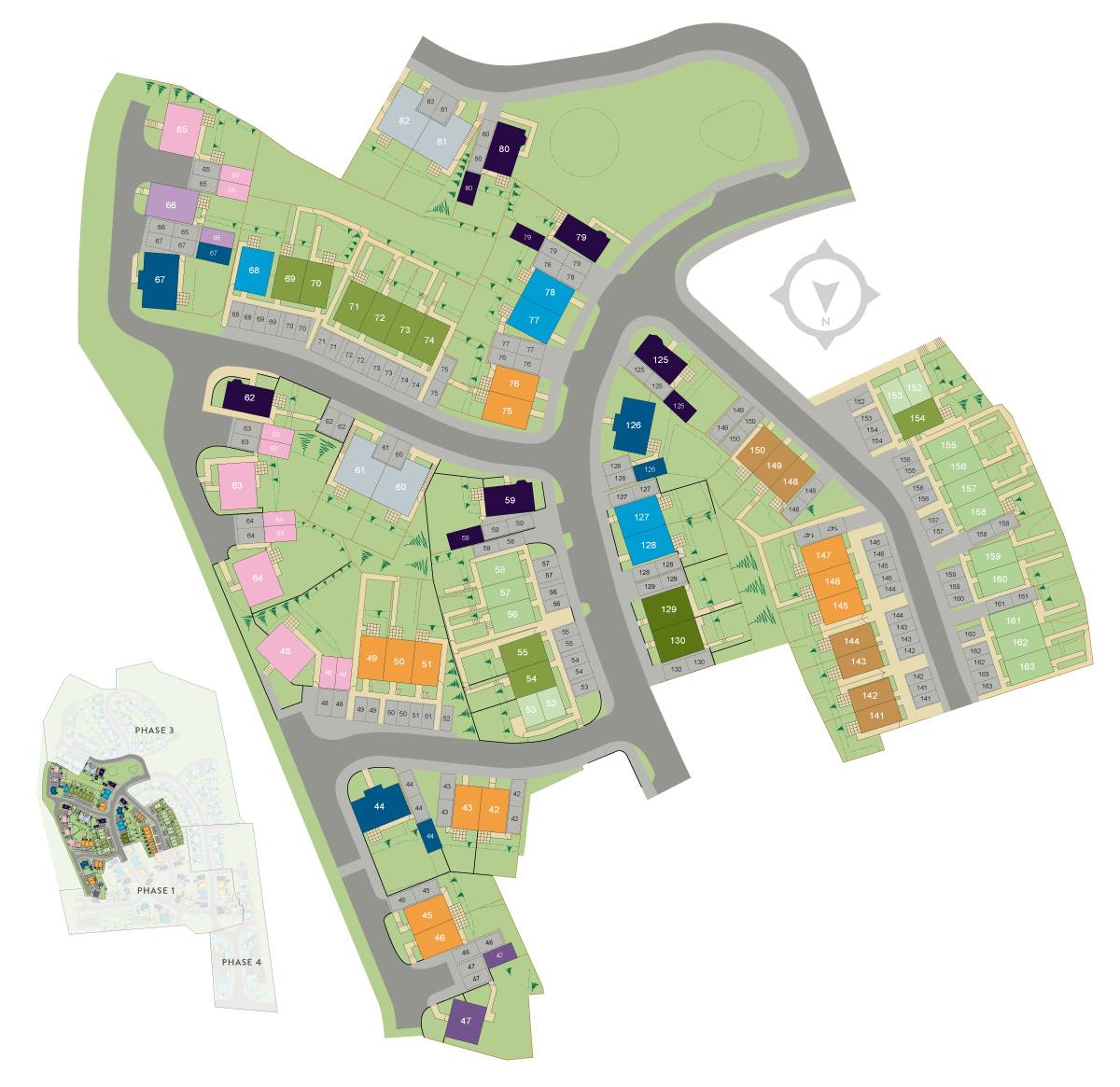 Site Plan in Exeter, Devon Elm Park